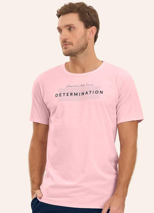 Camiseta Masculina Rosa - Diametro