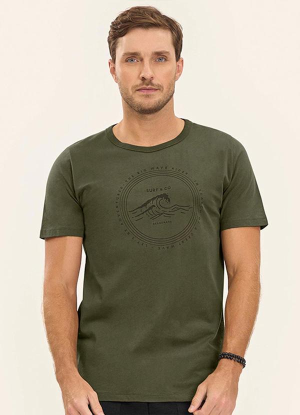 Camiseta Masculina Verde - Diametro
