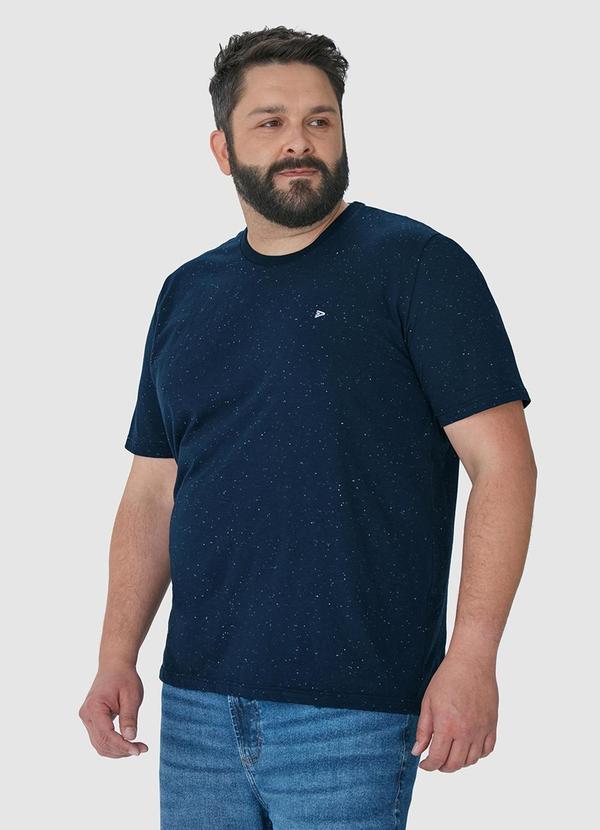 Camiseta Tradicional Botonê Plus Azul Marinho - Malwee