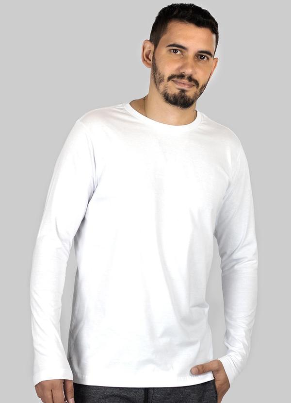 Camiseta Manga Longa Basic Branca - SVK