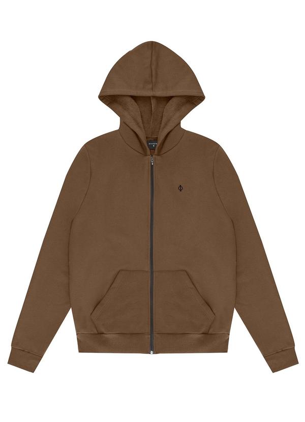 Jaqueta Masculina Moletom Premium Marrom - Diametro