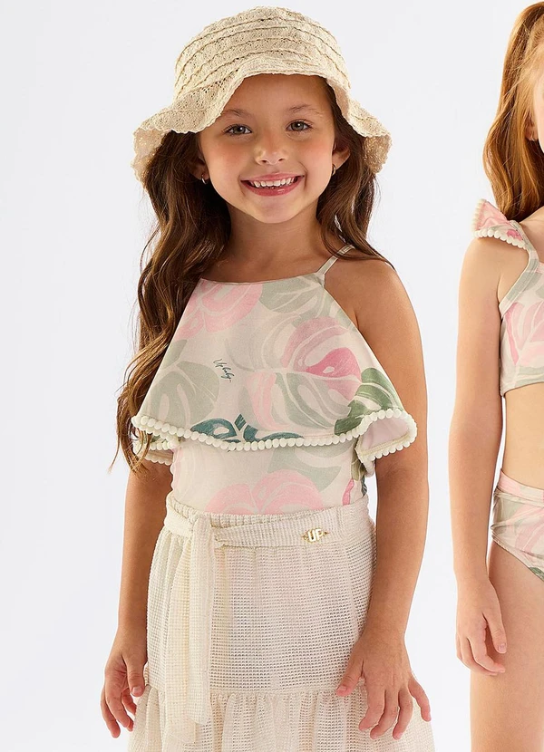 Maiô Infantil com Proteção Fps+50 Bege - Up Baby