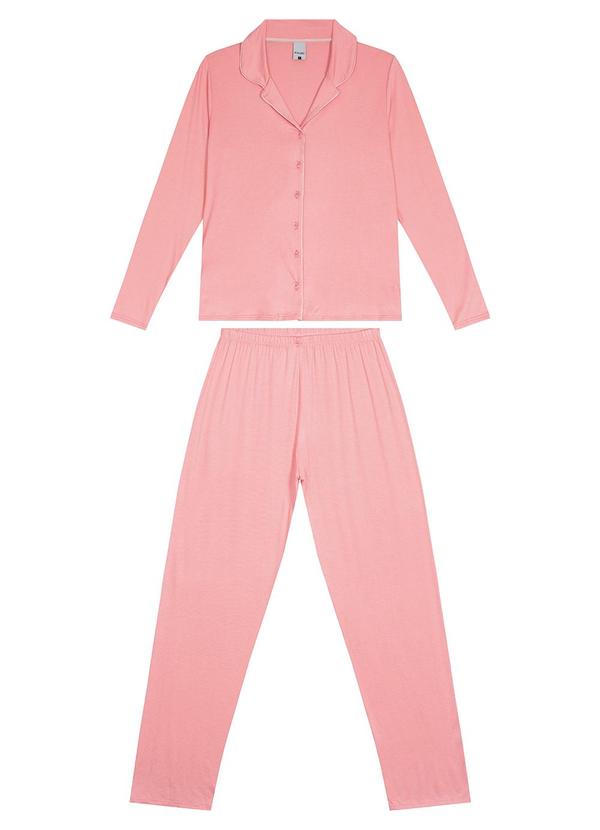 Pijama Feminino em Viscose Rosa - Malwee