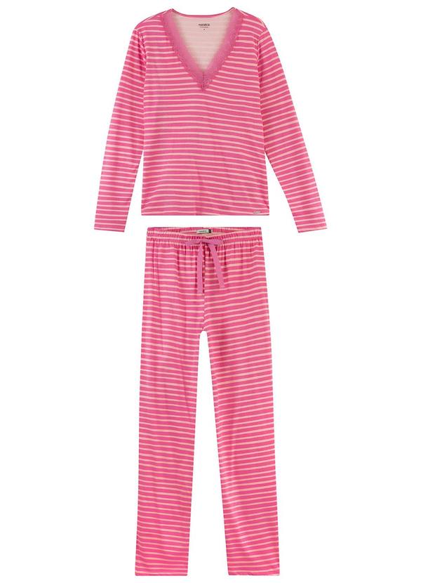 Pijama Feminino Rosa - Marialicia