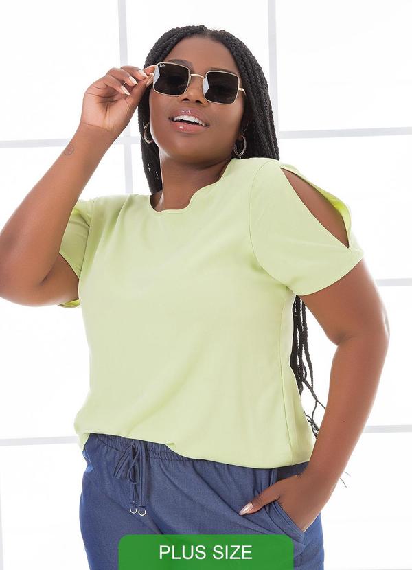 Blusa Plus Size Cativa Sempre Verde - Cativa