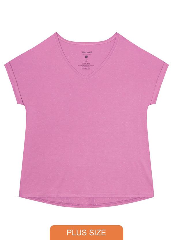 Blusa Rosa Mullet em Viscose Conforto - Malwee Adulto