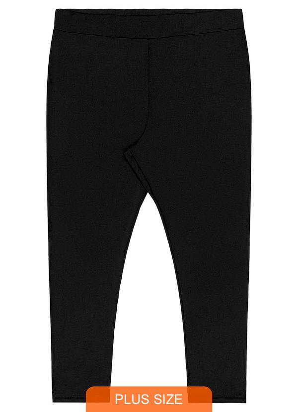 Legging Térmica Feminina Plus Size Preto - Secret Glam