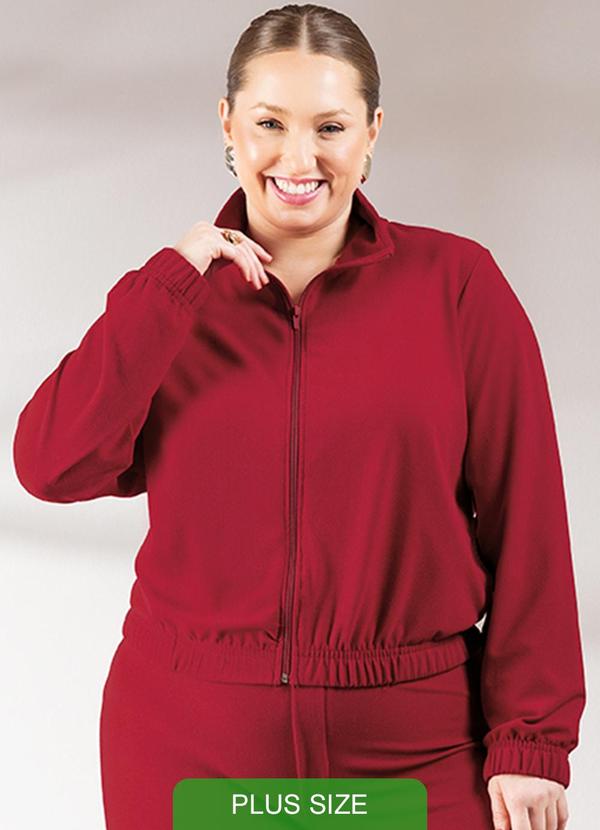 Jaqueta Feminina Plus Size Roxo - Habana