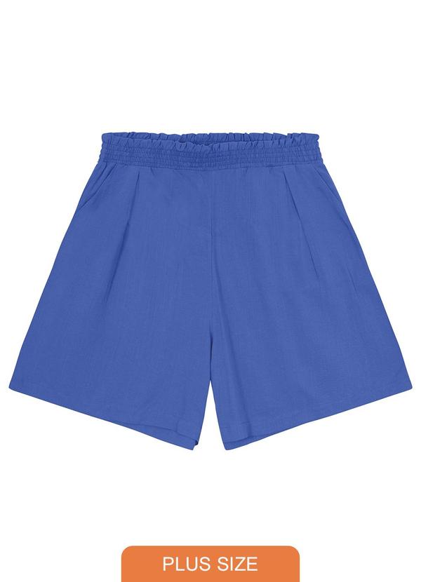 Shorts Azul Royal Clochard Viscolinho - Malwee