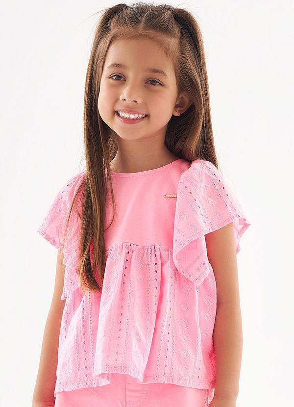 Bata Infantil em Meia Malha Rosa - Up Baby