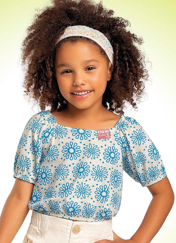 Cropped Azul - Fakini Kids