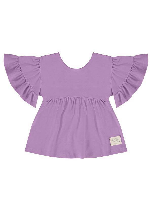 Bata Infantil para Menina Nature Roxo - Up Baby