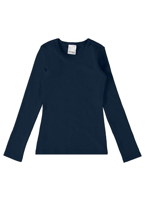 Blusa em Ribana Menina Azul - Malwee Kids