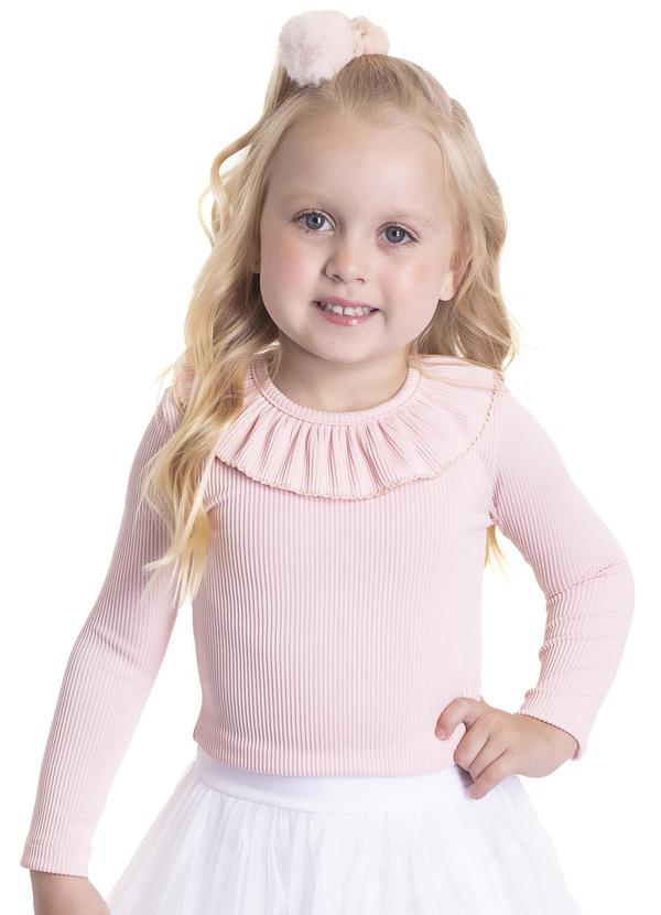 Blusa Feminino Brisa Canelada Rosa - Randa Mundu