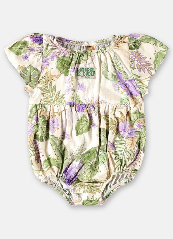 Banho de Sol Bebê Menina Off White - Up Baby