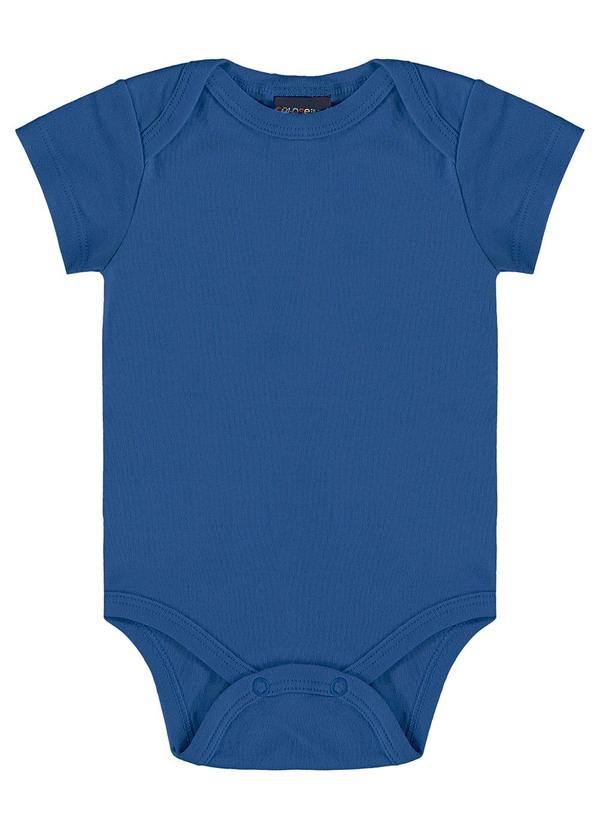 Body Básico Unissex para Bebê Azul - Bee Loop