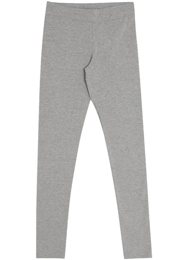 Calca Legging Cotton Feminina Cinza - Pulla Bulla