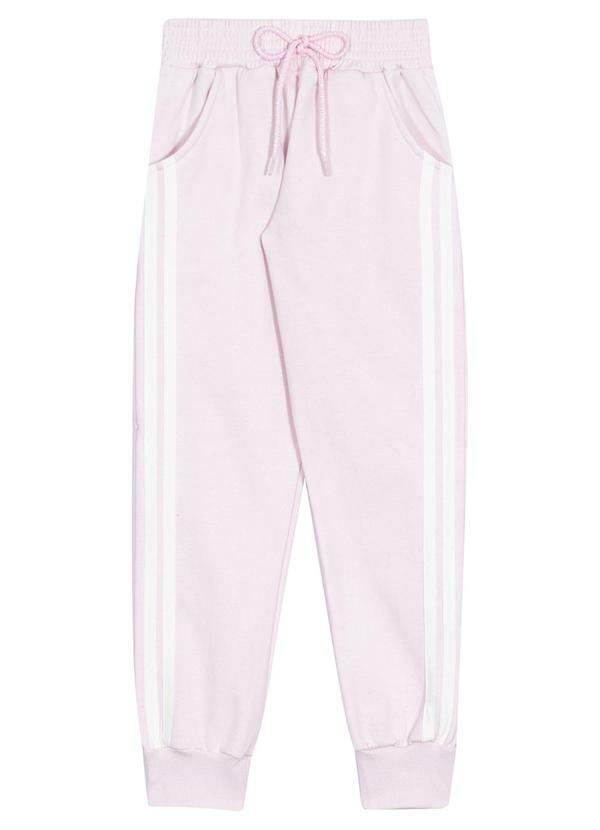 Calça Femininoinina Moletom Rosa - Randa Mundu
