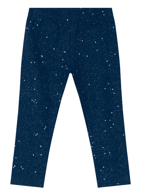 Calça Legging Bebê Menina Azul - Brandili