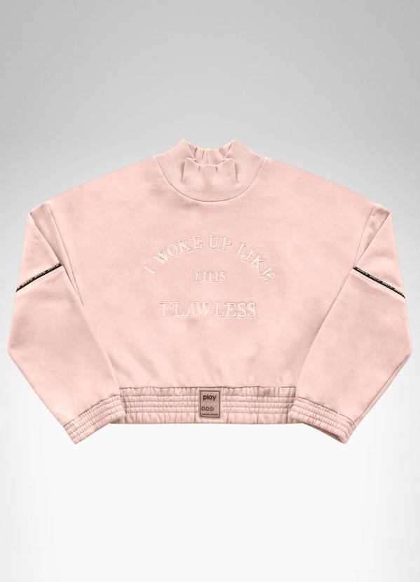 Casaco Cropped Rosa - Playground