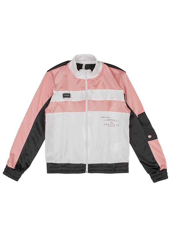 Casaco Feminino com Recortes Rosa - TexBrands