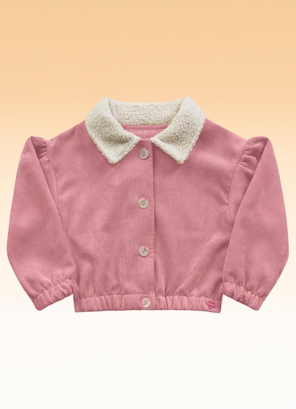 Casaco Rosa - Fakini Kids