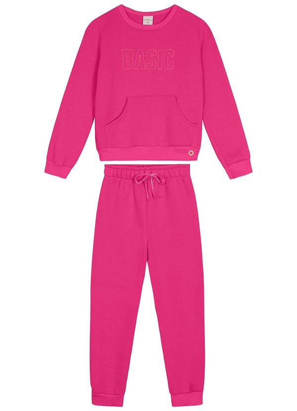 Conjunto Basic Soft Menina Rosa - Carinhoso