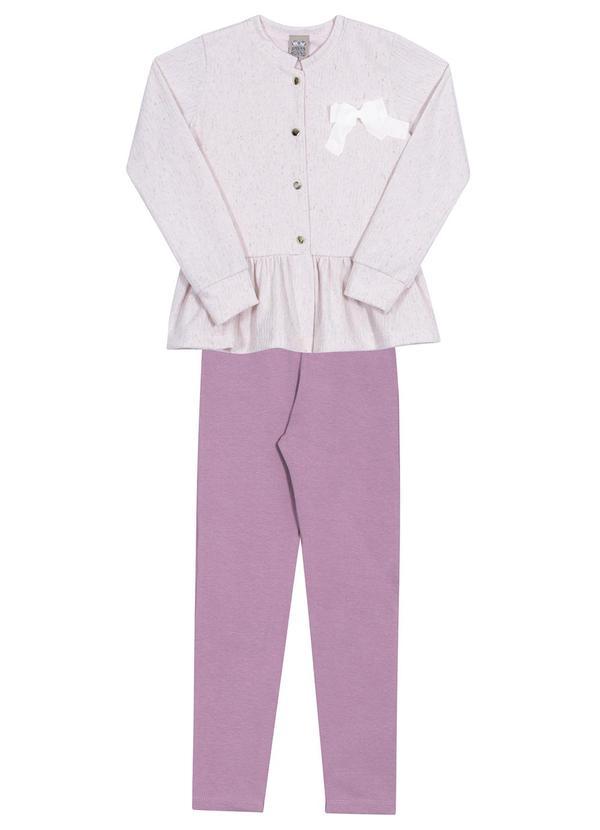 Conjunto Casaco Belize/Legging Mole Rosa - Randa Mundu