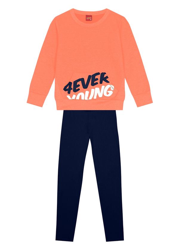 Conjunto Infantil Menina Kyly Laranja - Kyly