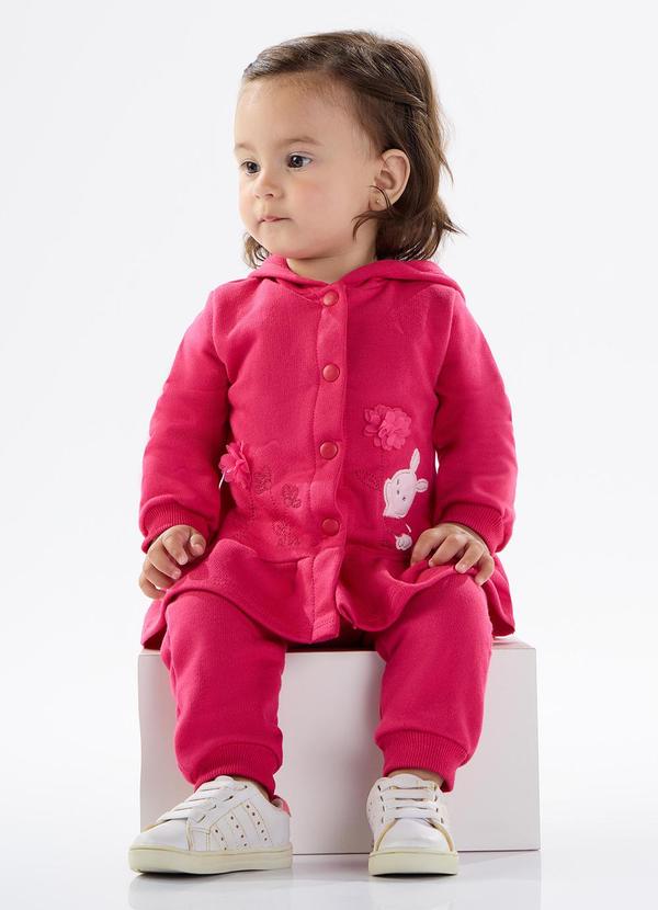 Conjunto Moletom Rosa - Pulla Bulla