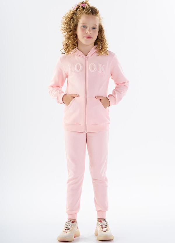 Conjunto Moletom Rosa - Pulla Bulla