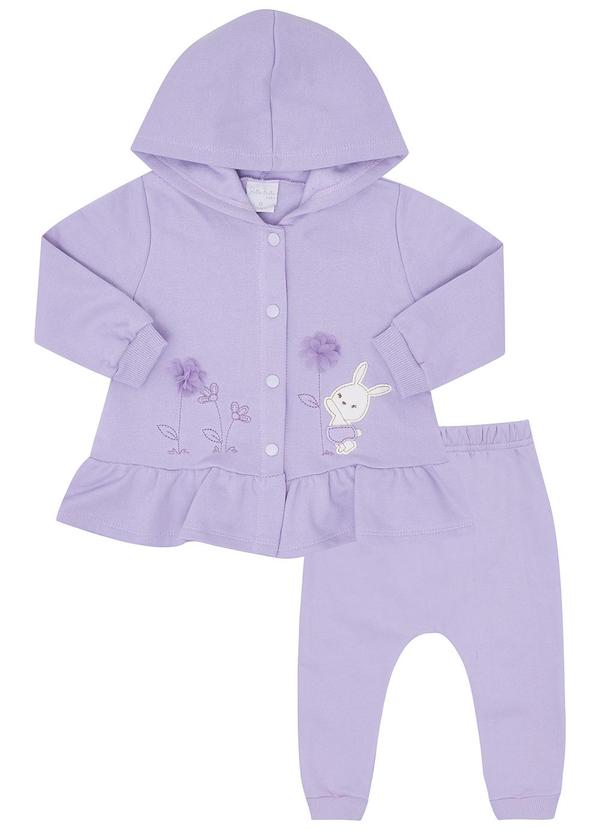 Conjunto Moletom Roxo - Pulla Bulla