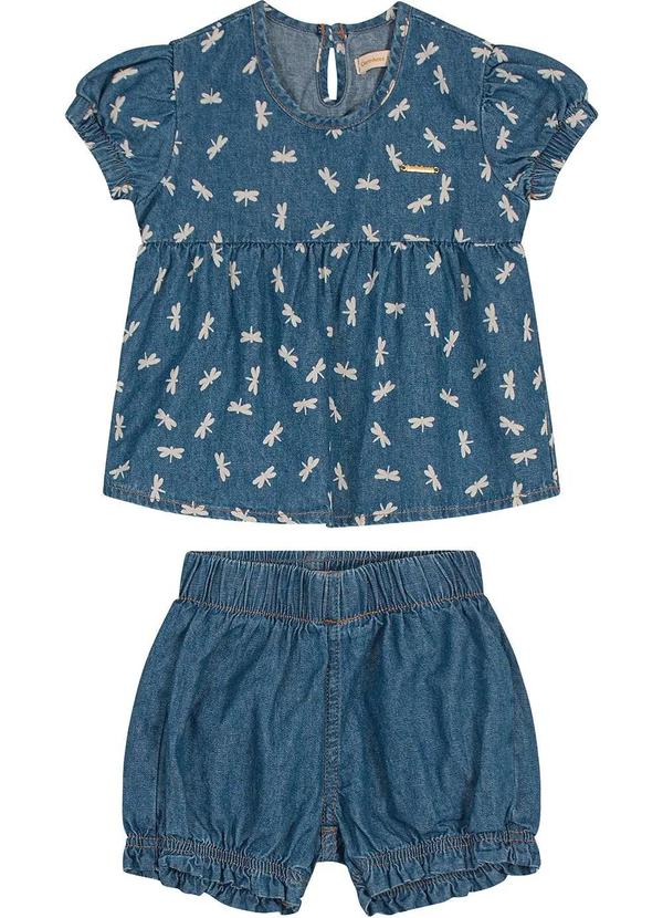 Conjunto Azul - Carinhoso