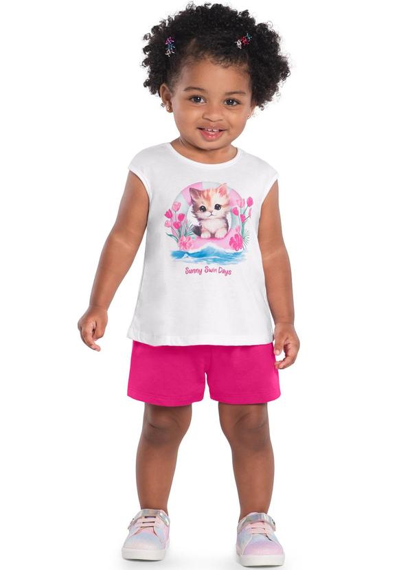 Conjunto Infantil Menina Branco - Kyly