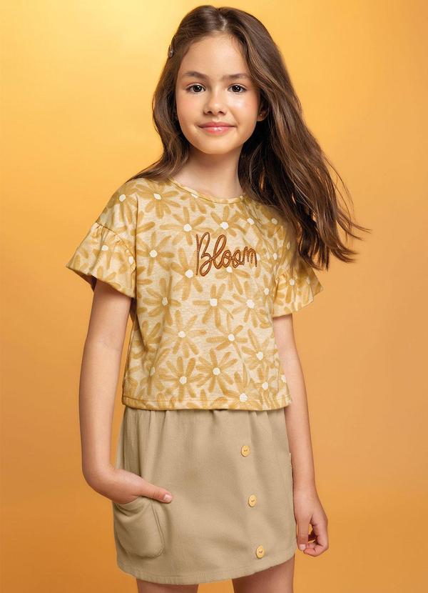 Conjunto Infantil Menina Flores Bloom Colorittá M - Elian