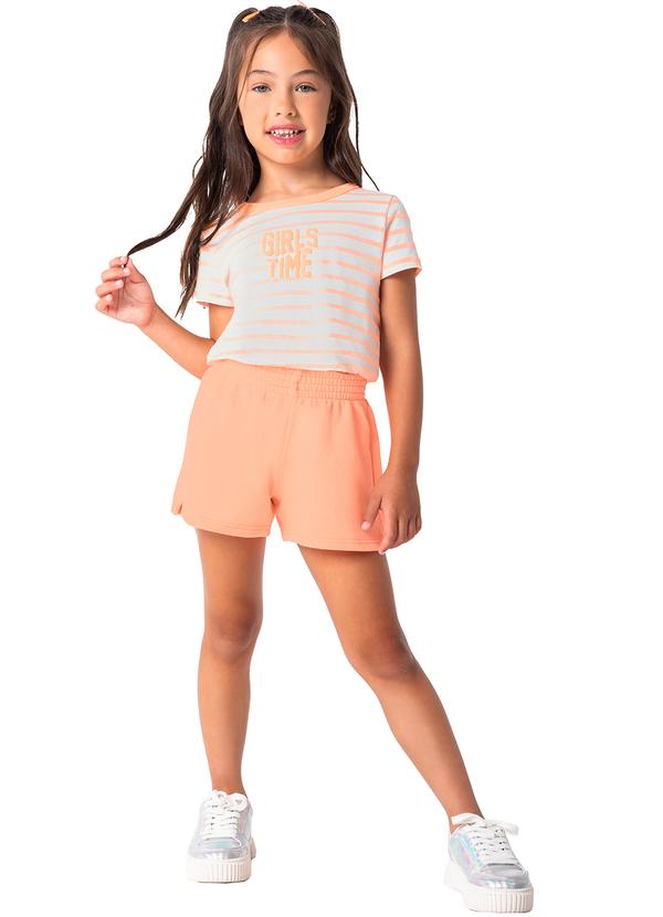 Conjunto Laranja Girls Time Menina - Malwee Kids