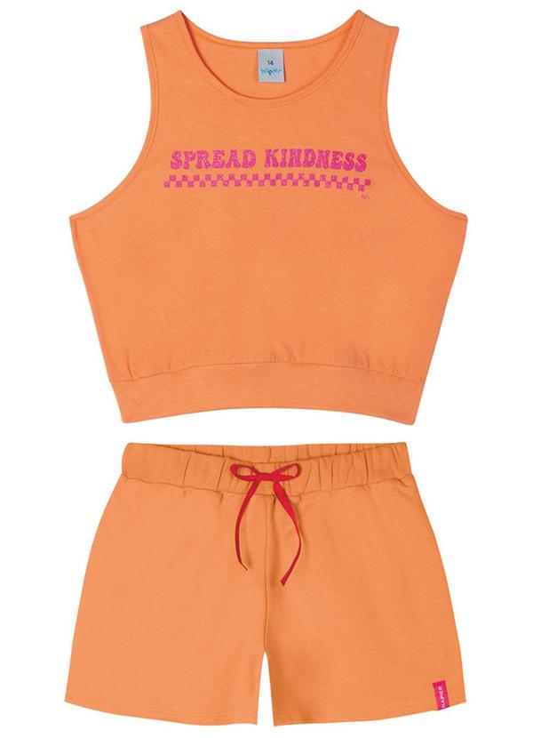 Conjunto Moletom Juvenil Laranja - Marisol