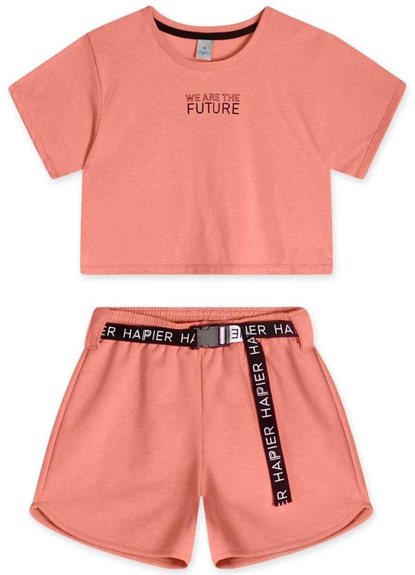 Conjunto Moletom Juvenil Laranja - Marisol