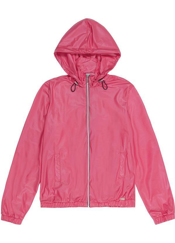 Jaqueta Corta Vento Juvenil Rosa - Cativa