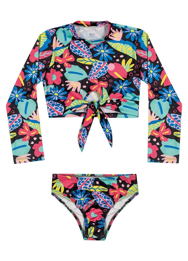 Biquíni Infantil Menina Beach com Amarração Elian - Elian