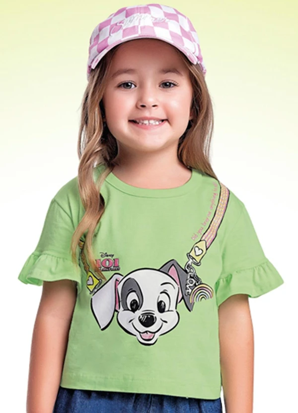 Blusa Disney Verde - Fakini Kids