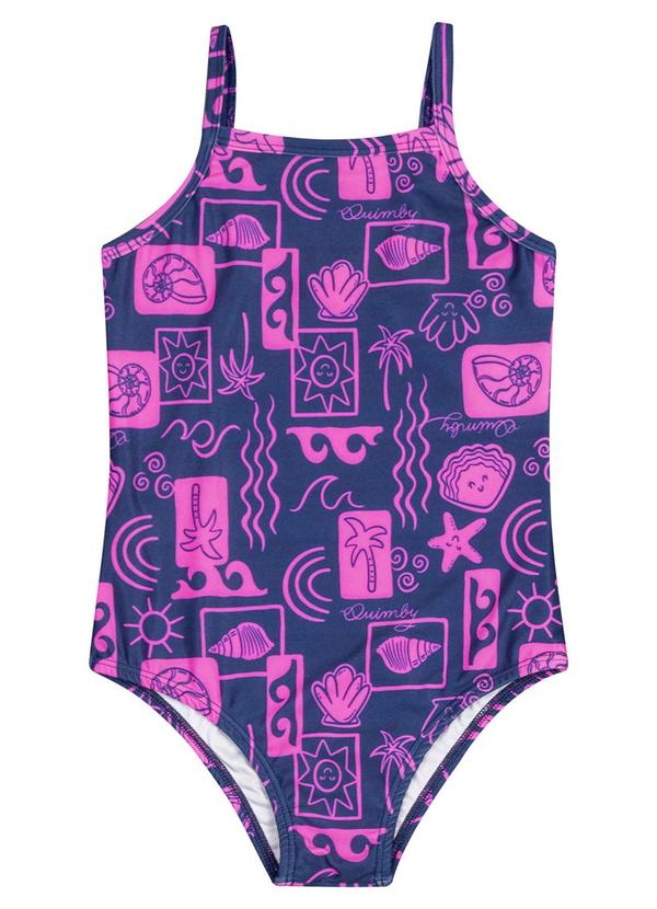 Maiô Infantil Fps +50 Azul - Quimby