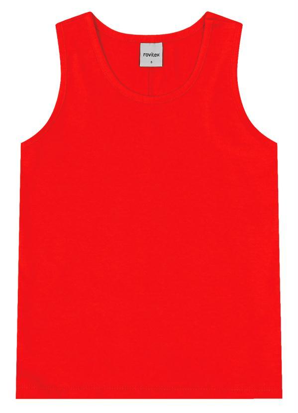 Regata Básica Vermelho - Rovi Kids