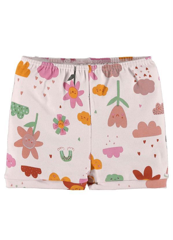 Short Bebê Essentials Menina Rosa - Up Baby