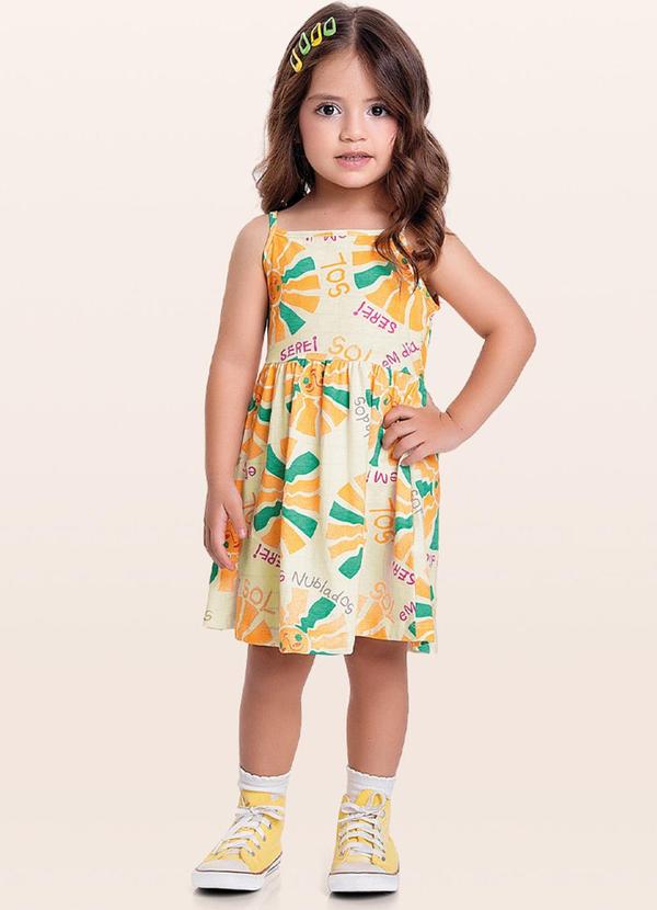 Vestido Laranja - Fakini Kids