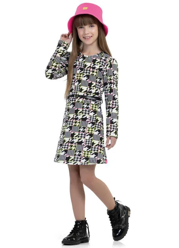 Vestido Manga Longa Bege - Playground