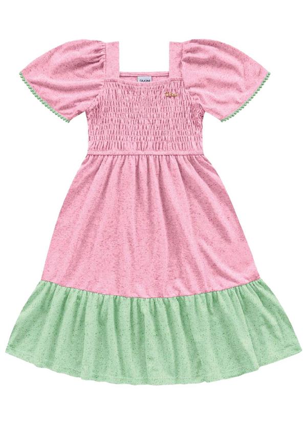 Vestido Midi Rosa - Fakini Kids