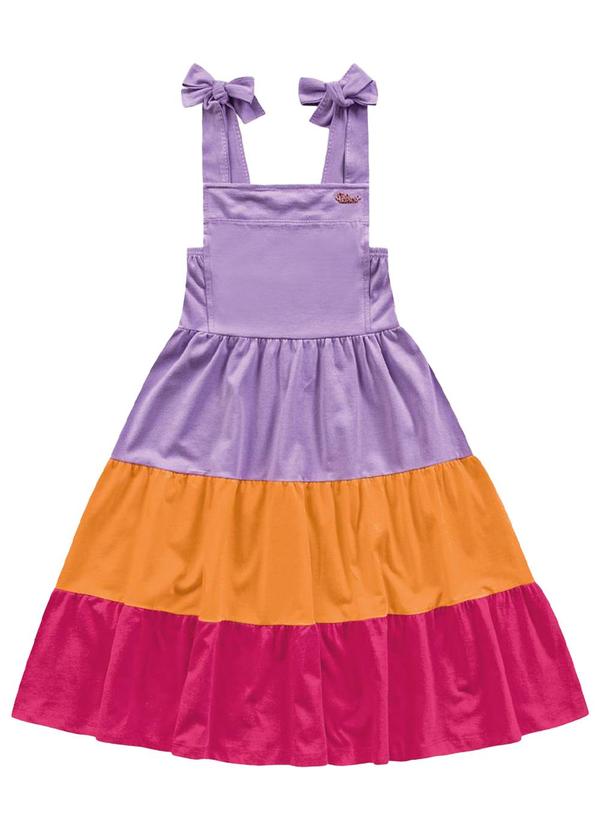Vestido Midi Roxo - Fakini Kids