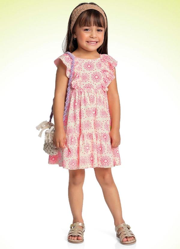 Vestido Rosa - Fakini Kids