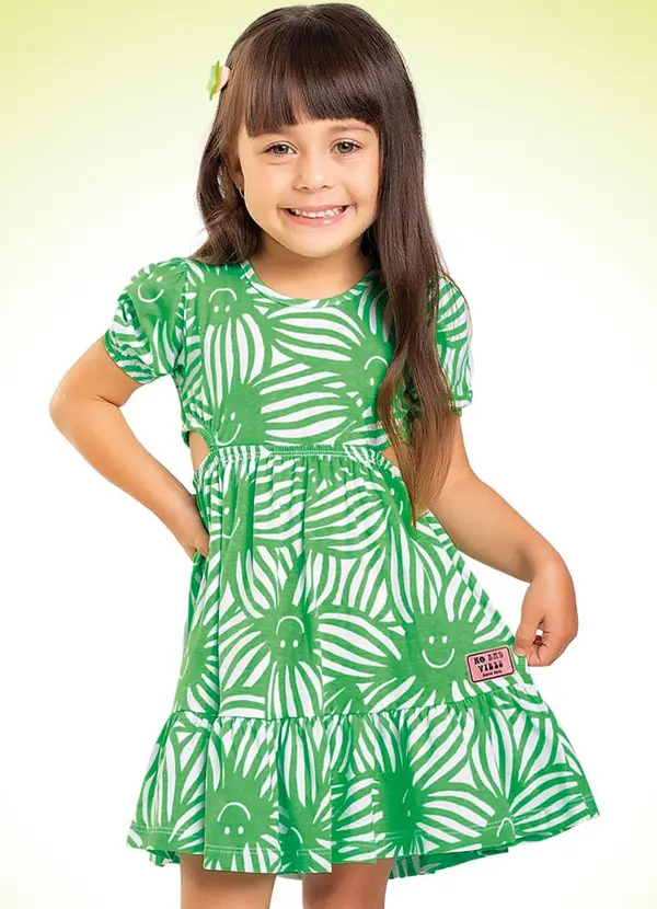Vestido Verde - Fakini Kids